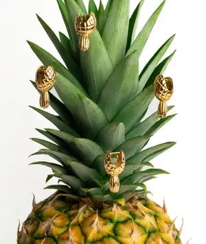 HEY HARPER Pineapple Stud Earrings