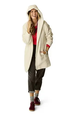 Carve Designs Indy Boucle Fleece Jacket - Birch