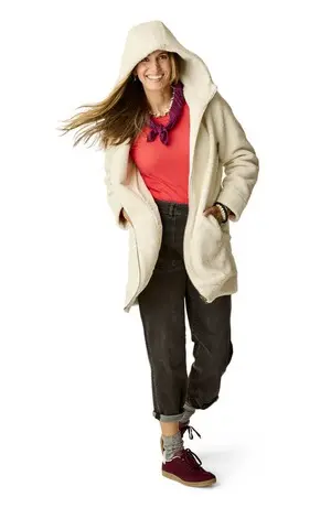 Carve Designs Indy Boucle Fleece Jacket - Birch