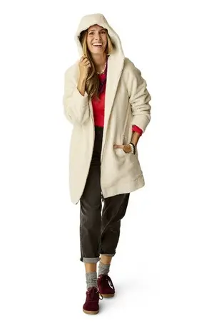 Carve Designs Indy Boucle Fleece Jacket - Birch
