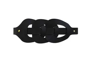 VAINCOURT PARIS L'elegante Leather Corset Belt - Black