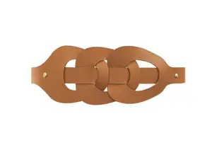 VAINCOURT PARIS L'elegante Leather Corset Belt - Camel