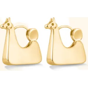 HEY HARPER Llama Earrings - Gold