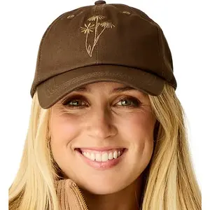 Carve Designs Embroidered Baseball Cap Espresso
