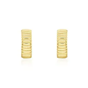 THE LOVERY FINE JEWELRY Fluted C-hoop Earrings