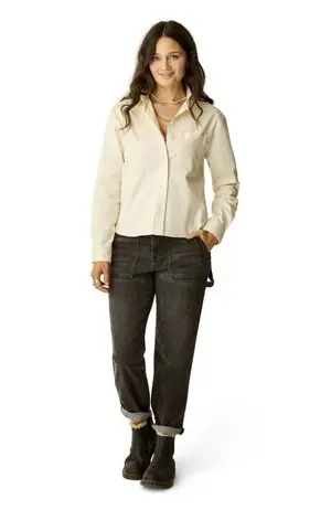 Carve Designs Claire Twill Shirt - Birch