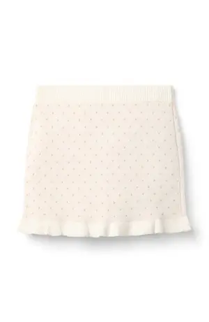 Janie And Jack Sweater Skirt With Metallic Dot Design
