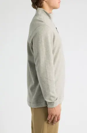 Tommy Bahama Reversible Half Zip Pullover - Vapor Heather