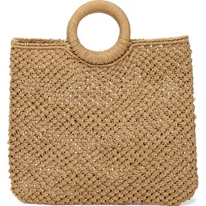L*Space Bella Raffia Tote - Natural