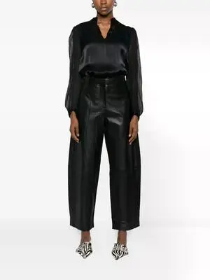 TWINSET Lace-detail Blouse - Black