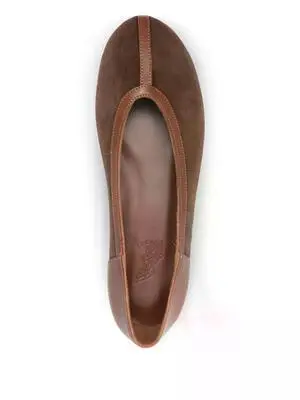 ANCIENT GREEK SANDALS Aeropi Panelled Ballet Flats