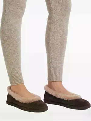 UGG Suede Ballerina Shoes - Brown