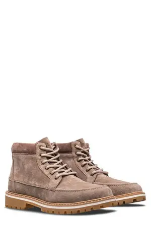 Clae Romare Lugged Apron Toe Boot - Portabella Suede