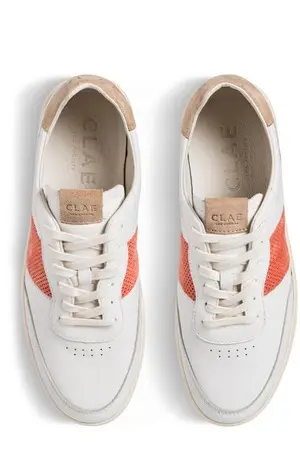 Clae Davis Perforated Leather Sneakers