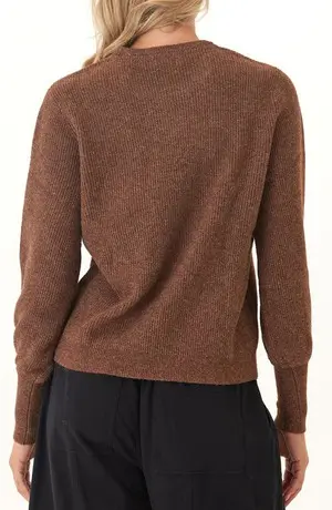 THREADS 4 THOUGHT Avalee Ribbed Sweater - Praline