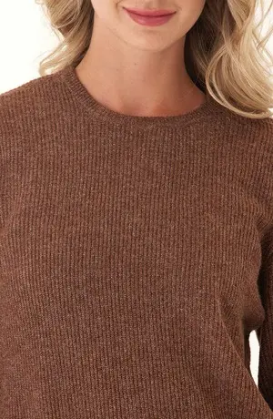 THREADS 4 THOUGHT Avalee Ribbed Sweater - Praline