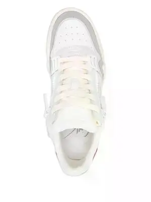 GIUSEPPE ZANOTTI Leather Sneakers - White