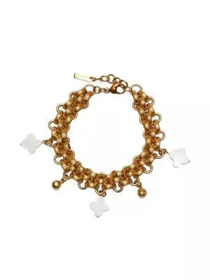 LABELLED JEWELLERY Mila Chain-link Clover Bracelet - Gold