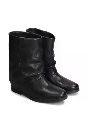 JULIE DEE Leather Boots