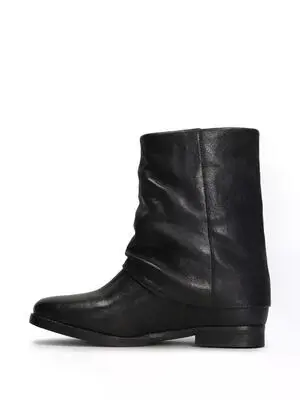 JULIE DEE Leather Boots