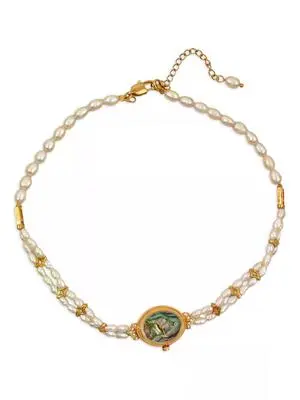 Mayol Morweena Pearl-embellished Choker - Neutrals