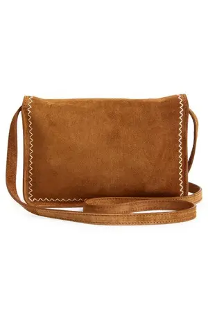 Marni Suede Pouchette Crossbody Bag
