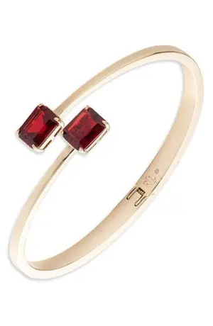 Ralph Lauren Kensington Bypass Cuff Bracelet - Red