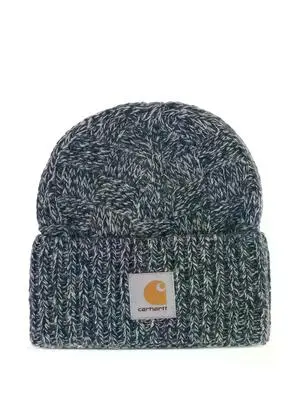 Carhartt Work In Progress Logo-patch Beanie - Blue