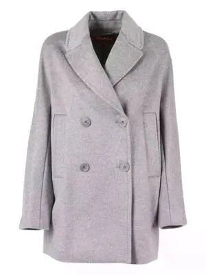 Max Mara Sheere Double-breasted Pea Coat