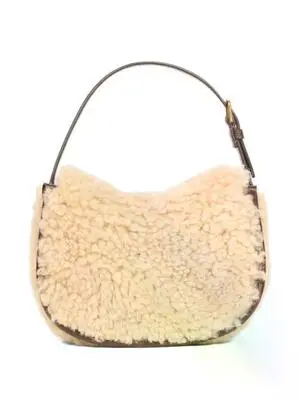 Etro Shearling Cross Body Bag - Neutrals