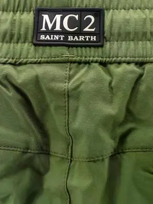 MC2 SAINT BARTH Drawstring-waist Swim Shorts - Green