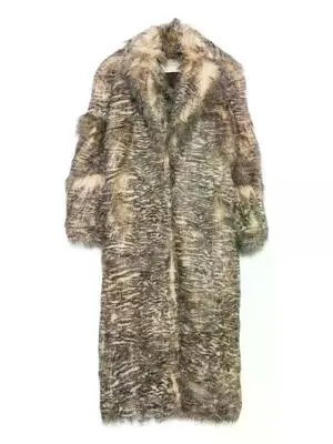 ENTIRE STUDIOS Tiger-print Faux-fur Coat