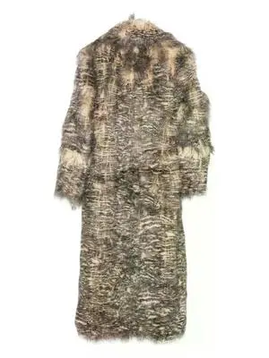 ENTIRE STUDIOS Tiger-print Faux-fur Coat