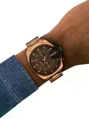 DIESEL® Stainless Steel 48mm Chronograph Watch