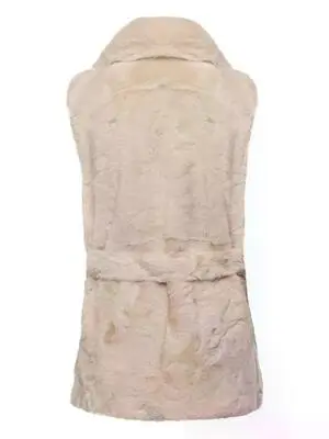 V°73 Tie-fastening Sleeveless Coat