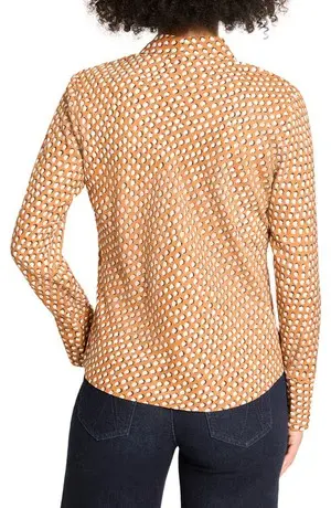 NIC+ZOE Shadow Dot Long Sleeve Top