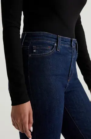 Ag Mari Extended Slim Straight Leg Jeans - Modern Indigo