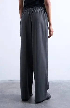 Topshop Cotton Drawstring Pants