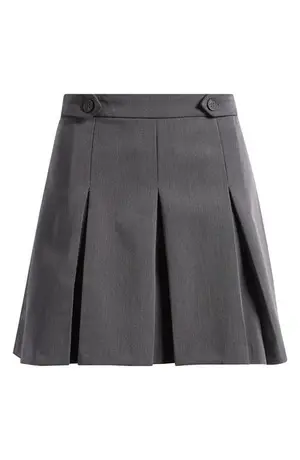 Topshop Pleated Mini Skirt