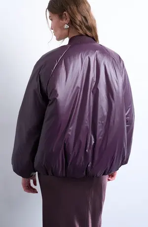 Topshop Insulated Bomber Jacket