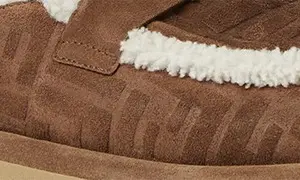 Fendi Ff Logo Shearling Lined Clog