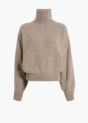 Khaite Willem Cashmere Pullover - Sepia