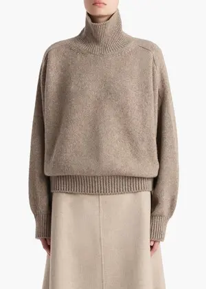 Khaite Willem Cashmere Pullover - Sepia