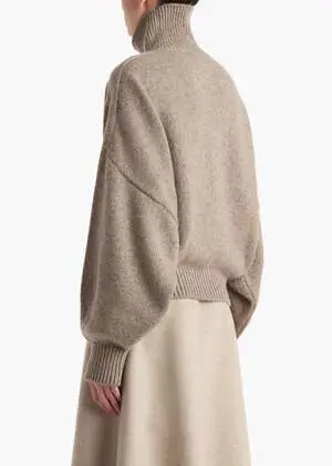 Khaite Willem Cashmere Pullover - Sepia