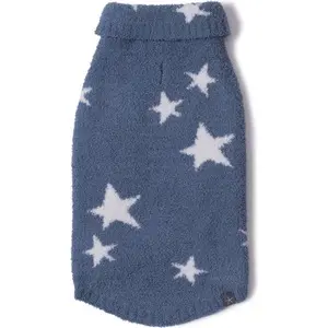 Barefoot Dreams Cozychic® Starry Night Pet Sweater - Blue Dusk-pearl
