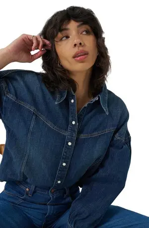 Wrangler Western Denim Snap-up Shirt