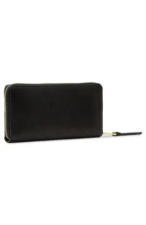 ALLSAINTS Leather Travel Wallet - Black