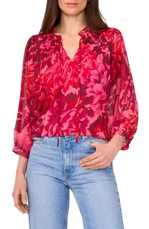 Vince Camuto Floral Blouses