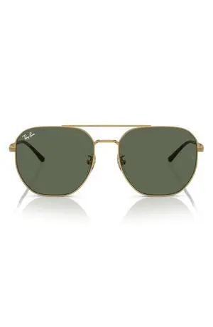 Ray-ban 59mm Square Sunglasses - Arista/dark Green
