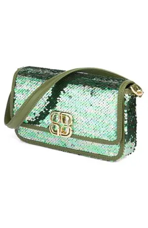 LK BENNETT Zoe Sequin Shoulder Bag